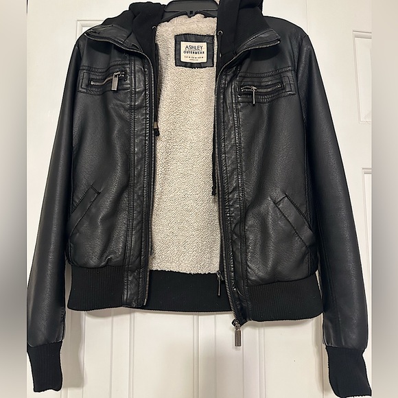 Ashley Outerwear | Jackets & Coats | Leather Jacket | Poshmark